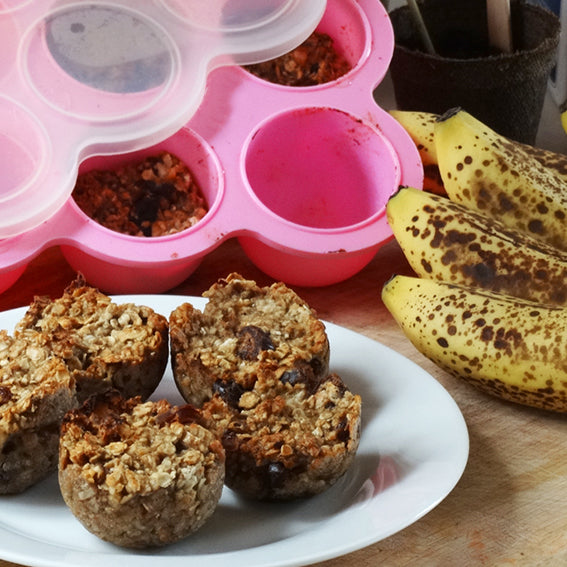 Mini Granola and Oatmeal Bites (Weaning Stage 3) – Kiddo Feedo